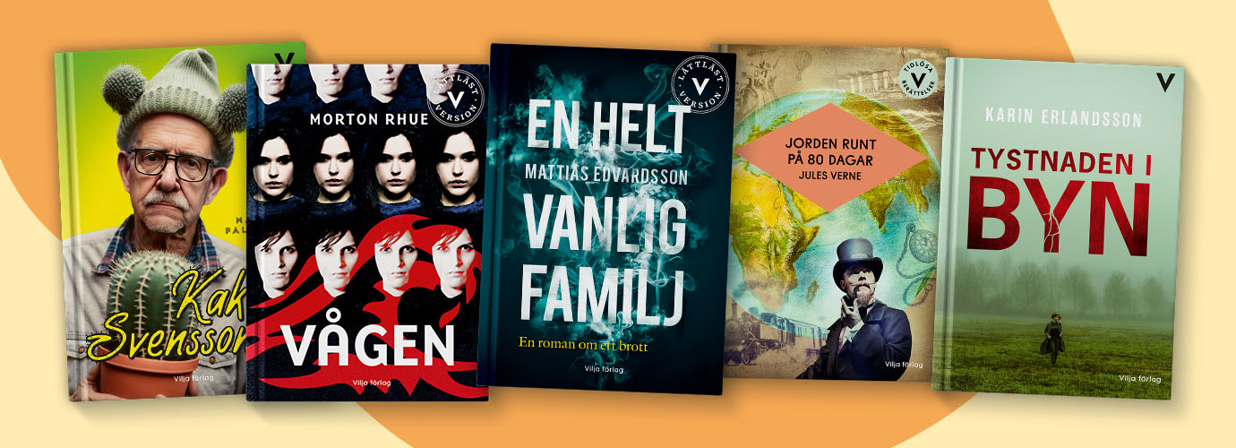 Lättlästa böcker för barn , unga och vuxna | Nypon & Vilja